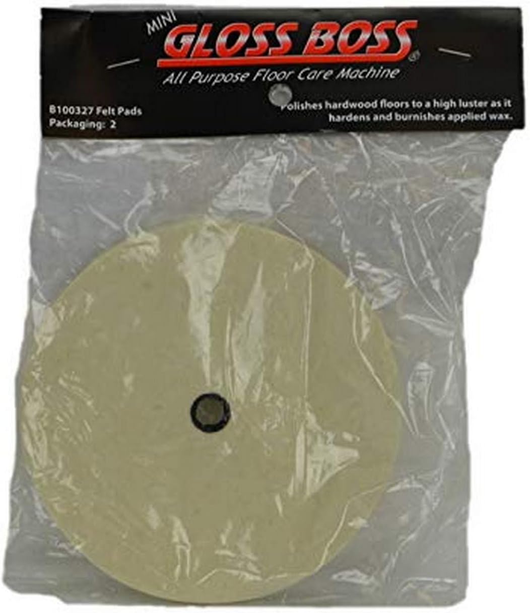 Amazon.com: Boss Cleaning Equipment B100327 Pads, Felt Gloss BOSS 2PK ...