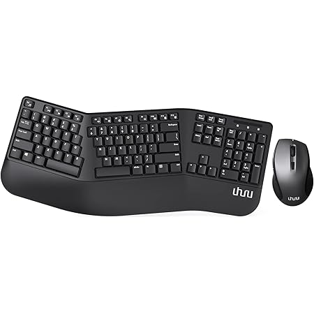 Amazon.com: Adesso WKB-1500GB - Wireless Ergonomic Desktop Keyboard and ...