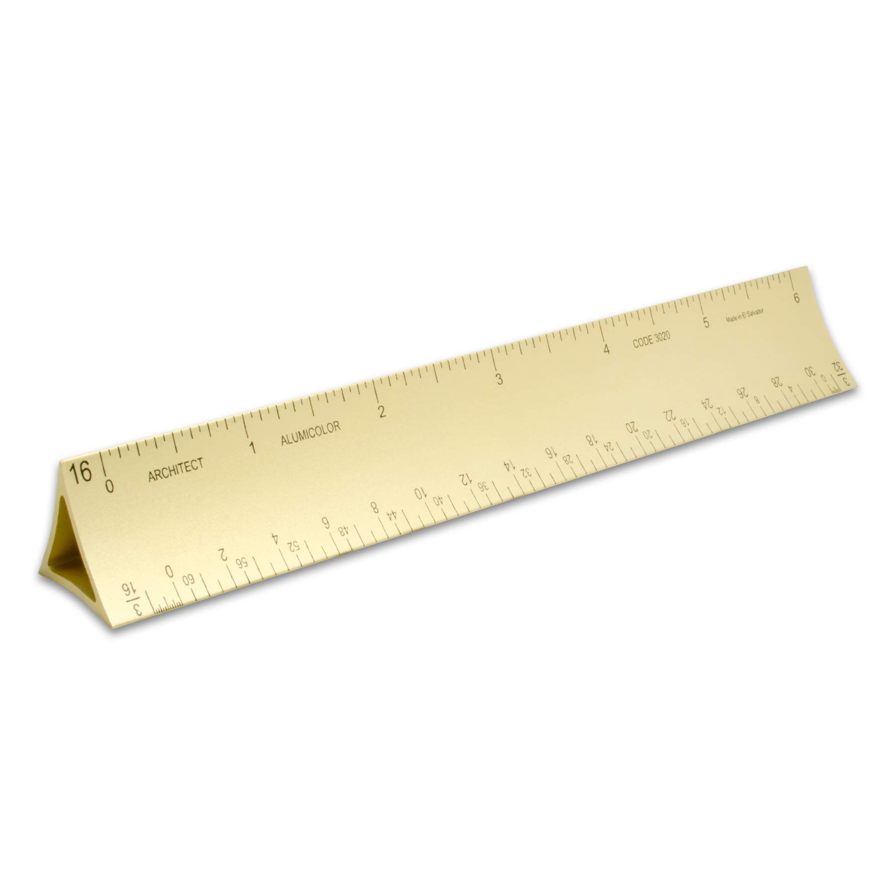 Snapklik.com : Alumicolor 6-inch Aluminum Architect Hollow Scale For School