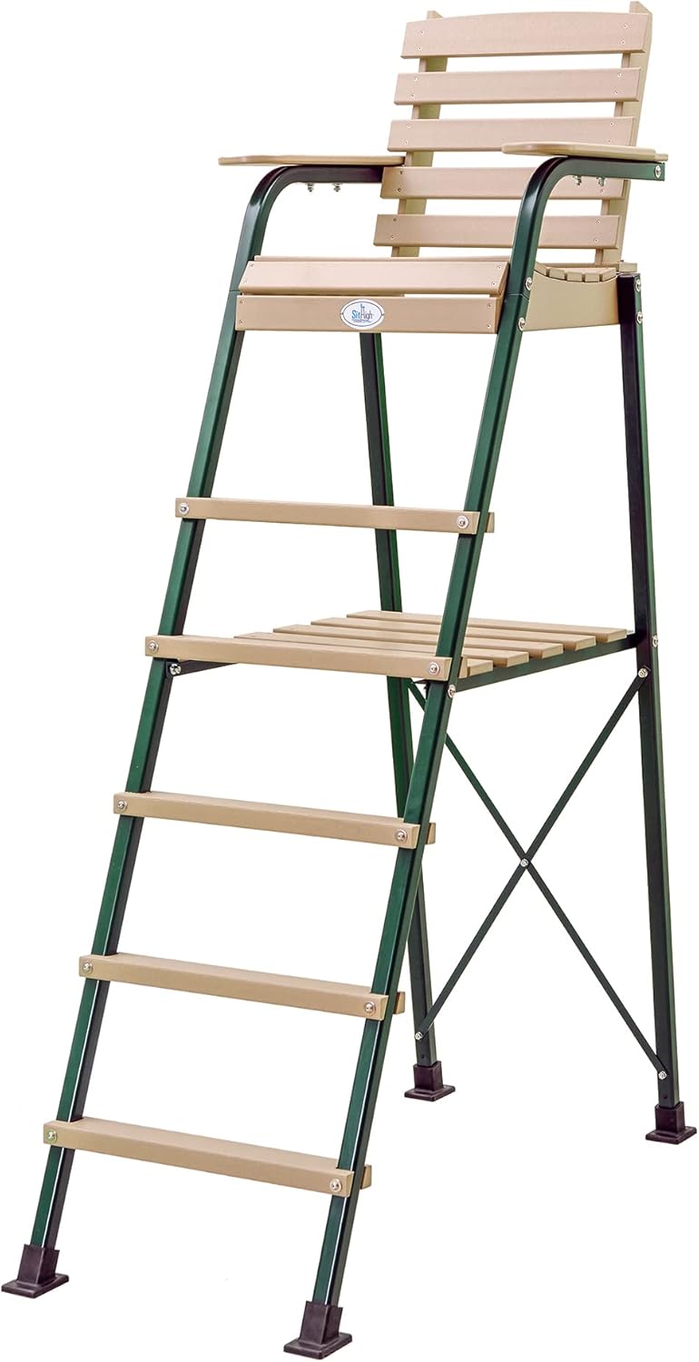 Amazon.com: Tennis Umpire Chair – Professional 6-Foot Poly Lumber Chair ...