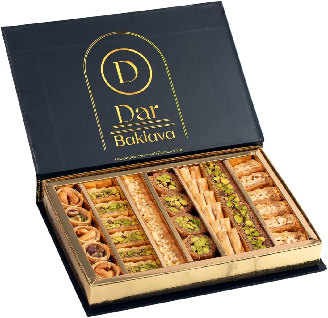 Amazon.com: Al Bohsali 1870 - Premium Mediterranean Pistachio Baklava ...