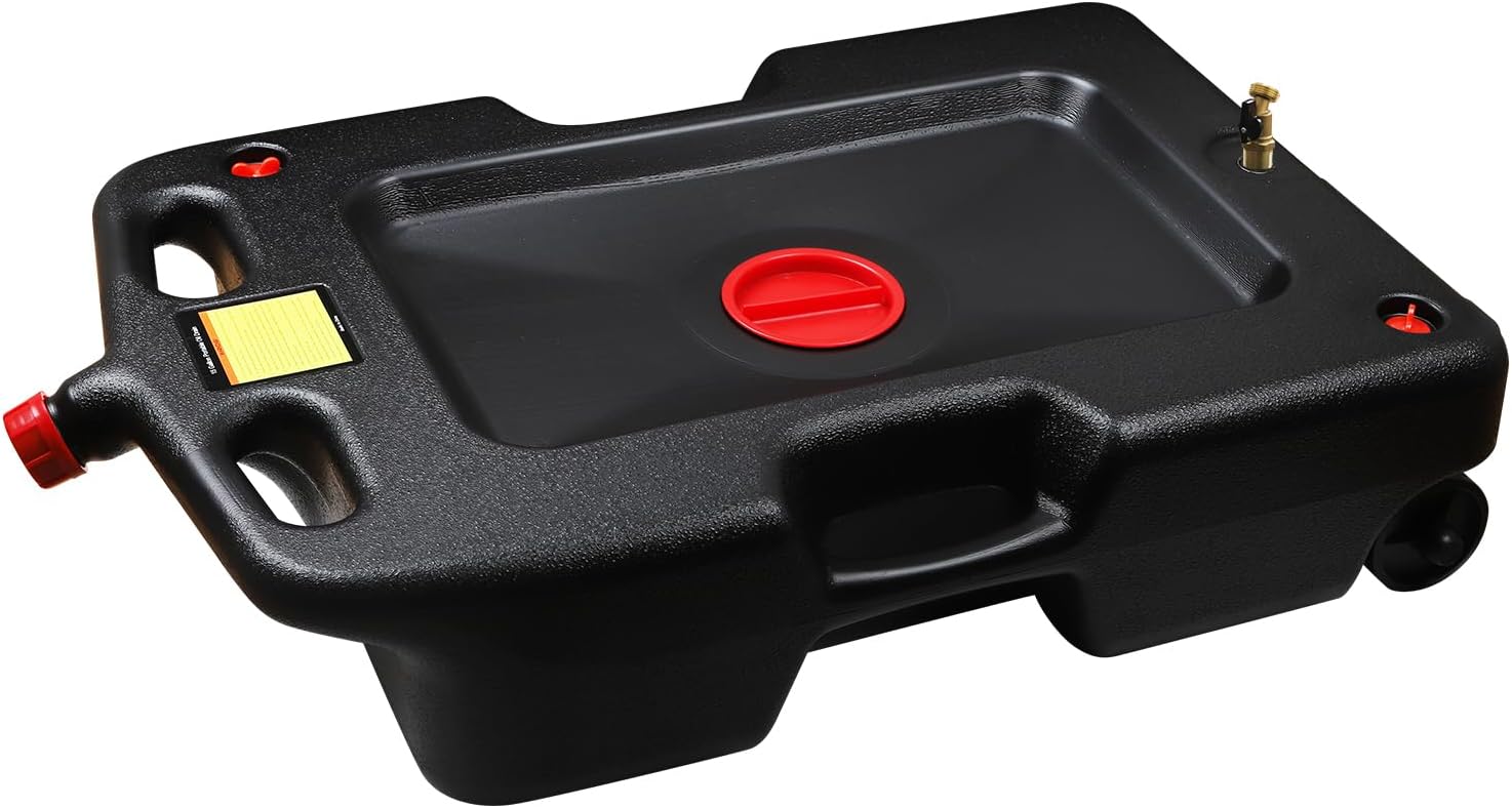 Amazon.com: PONO AA075 Portable Oil Drain Pan, 15 Gallon Low Profile ...