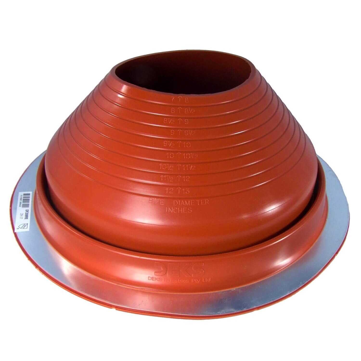 Buy DEKTITE Round Base Metal Roofing Pipe Flashing Boot 8 RED DF208RE Buy DEKTITE Round Base Metal Roofing Pipe Flashing Boot 8 RED DF208RE