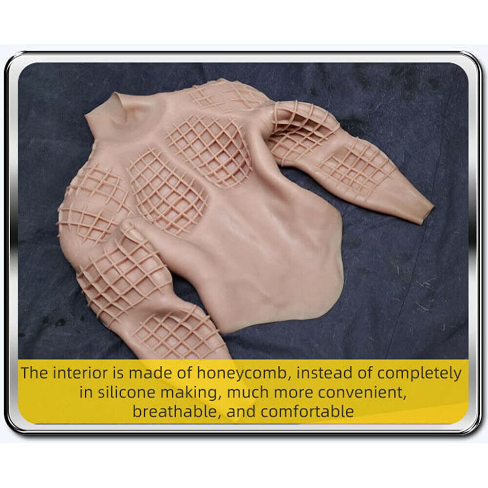 Silicone Muscle Chest Realistic Male Chest Fake Muscle Fake Abs with ...