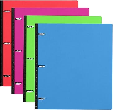 Amazon.com : LETVPVOW Telescoping 3 Ring Binder - 4Pack, Portable ...
