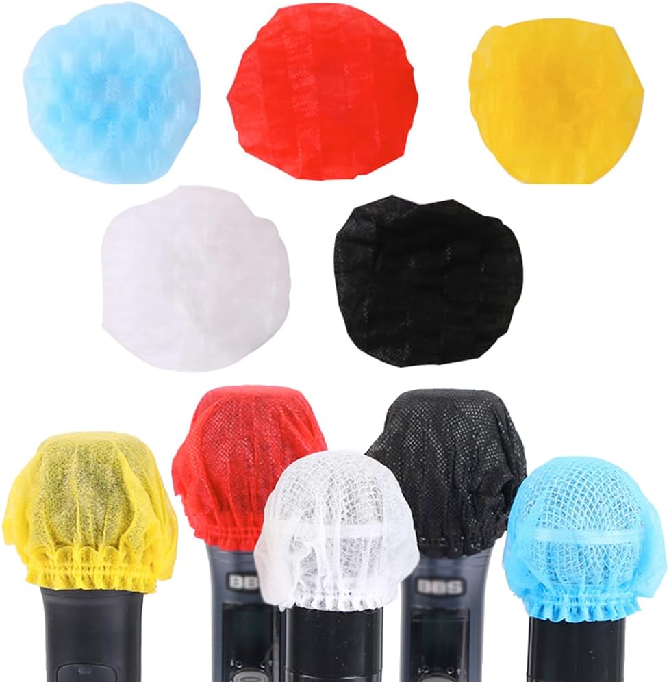 Amazon.com: LENITH 100 Count Microphone Cover Removal Disposable Mike ...