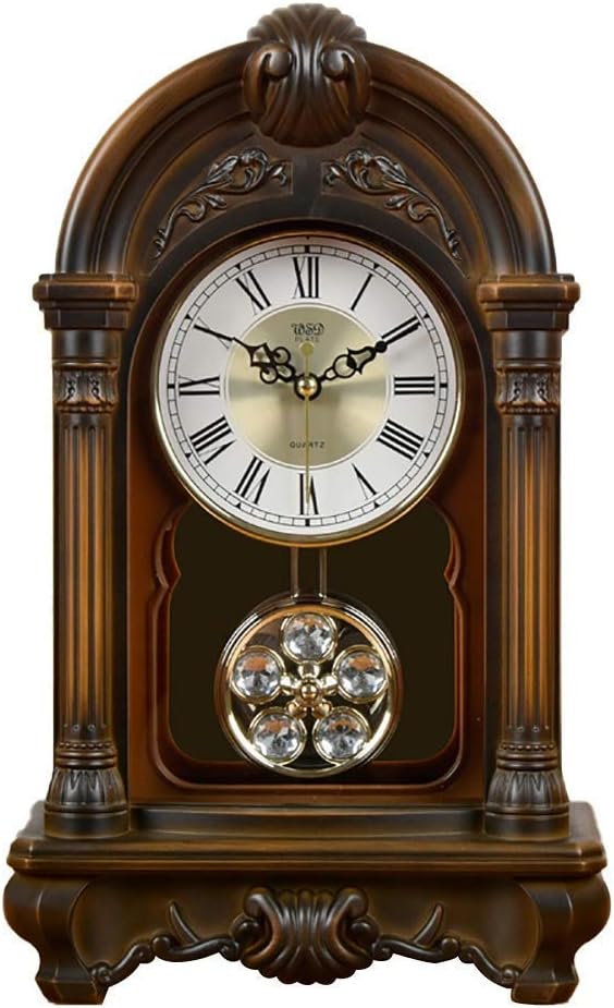Amazon.com: Clock Table Mantle Desk Pendulum Clocks Antique Home ...