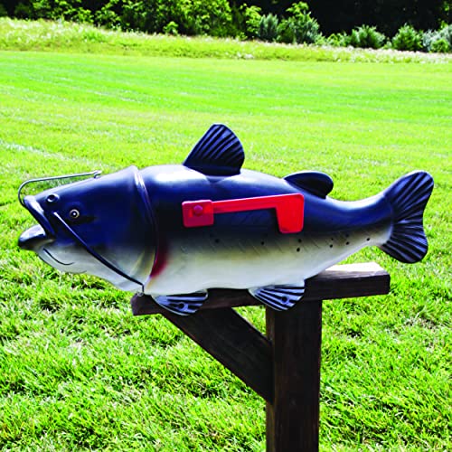 Rivers Edge Products Catfish Mailbox for Outside of Residential Home ...