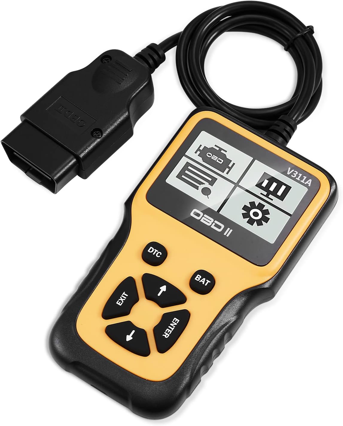 LAUNCH Creader 3001 OBD2 Escáner, lector de código de error del motor, modo 6 canales ...