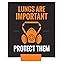 Lungs are important protect them Sign sticker, Waterproof PVC Sticker ...