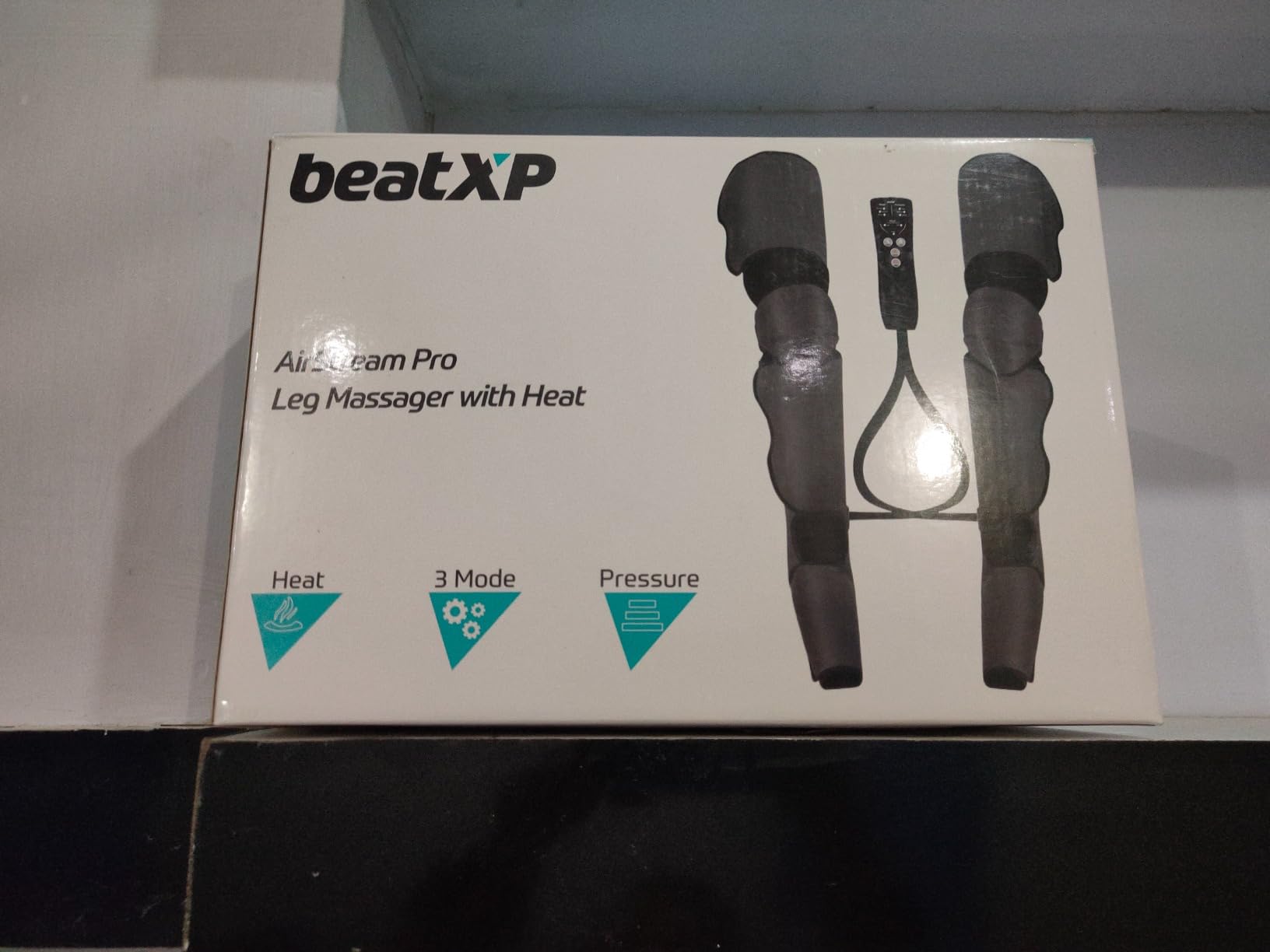 beatXP AirStream Pro Air Compression Full Leg Massager with Handheld ...