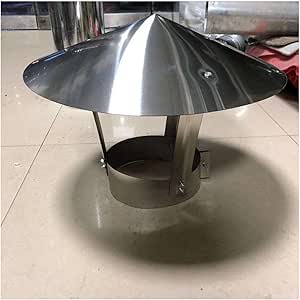 Amazon.co.jp: Flue Protector, Round Roof Vent Cap Galvanized Steel ...