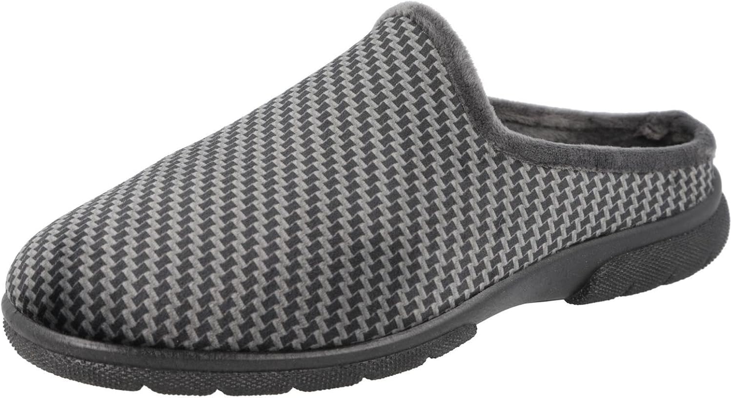Amazon.com | DB Shoes Men's 2V Fit Slip-On Stylish Mule in Grey/Black ...