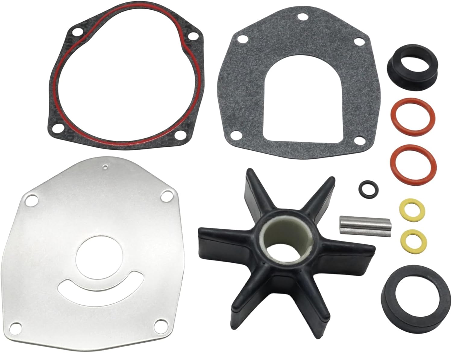 Amazon.com: GHmarine 8M0100526 Water Pump Impeller Kit for Mercury ...