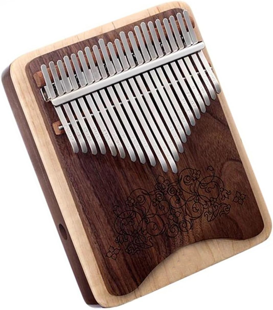 Adult Kalimba 21 Key Kalimba Combo Plate Maple And Black Walnut Thumb ...