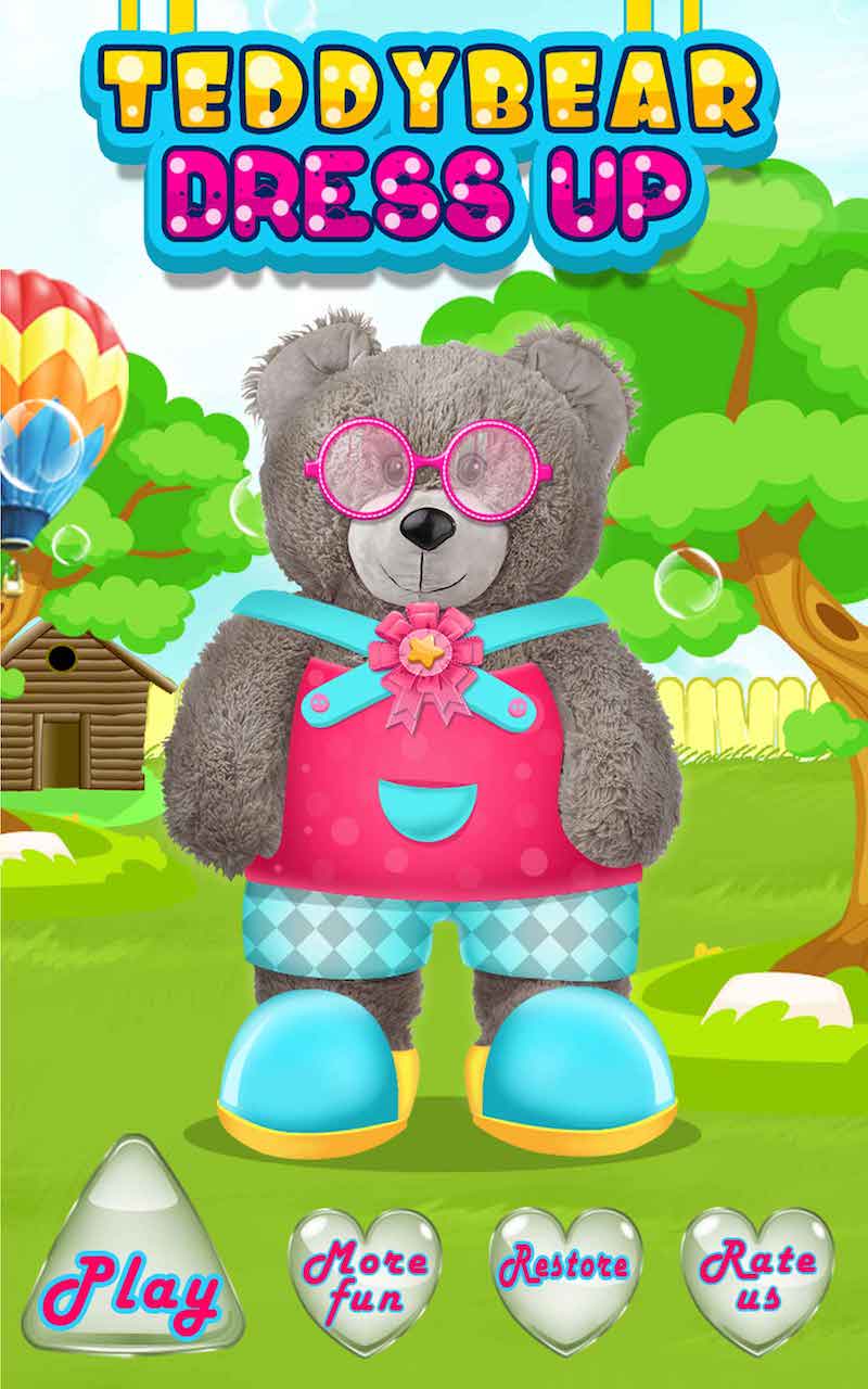 Teddy Bear Dress Up and Makeover and Showdown with Friends:Amazon.co.jp ...