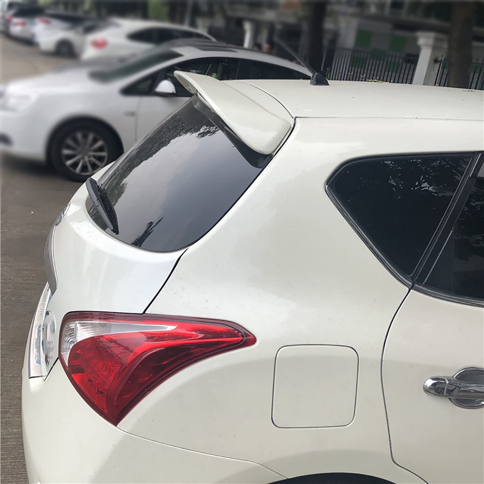 Abs Car Trunk Roof Spoiler For Nissan Tiida Versa 2011 | Desertcart ...