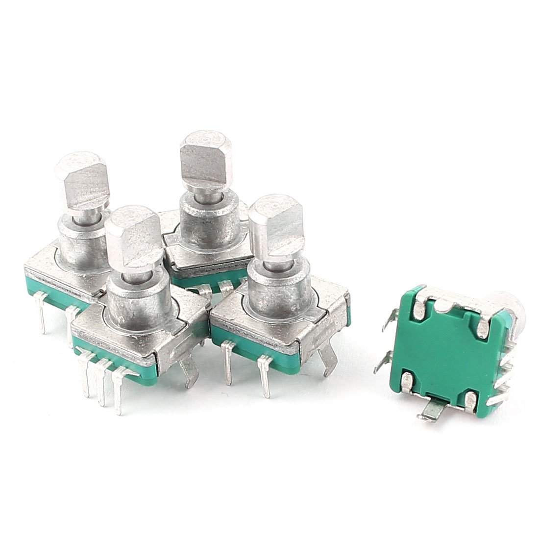 Uxcell Rotary Encoder Switch for Audio Digital Car DVD Player, 5 Pieces ...