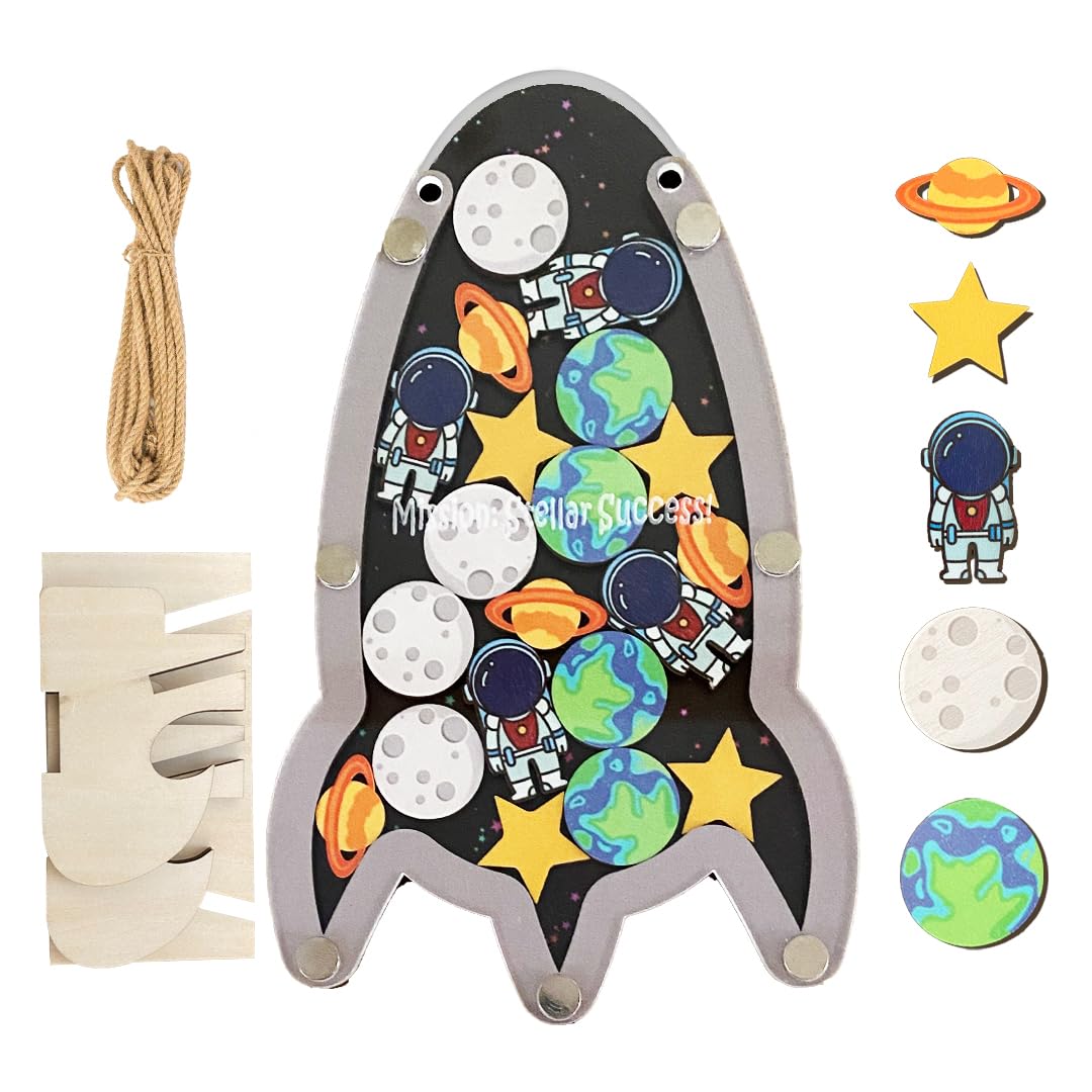 Amazon.com: Space Explorer Reward Jar for Kids with Magnet Usable at ...