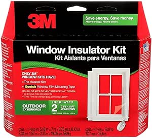 3M 2170W-6 Outside Window Insulator Kit - Weatherproofing Window ...