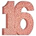 Amazon.com: Sweet 16th Birthday Decorations for Girls,Rose Gold Glitter ...