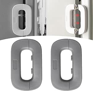 Amazon.com - Self-Adhesive Fridge Lock Latch System, Freezer Latch to ...