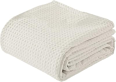 Elivo 100% Cotton Hospital Thermal Blankets - Open Weave Cotton Blanket ...