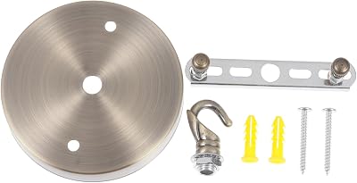 PATIKIL 80mm Ceiling Light Plate Kit, 4 Set Light Fixture Mounting ...