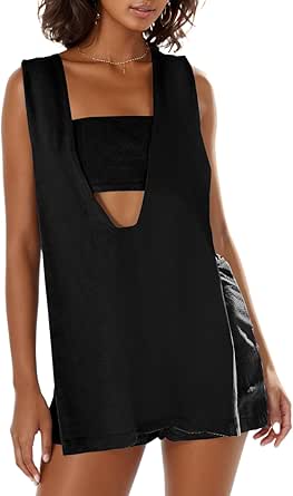 Amazon.com: Fisoew Women's Summer 2 Piece Outfits Casual Tube Top and ...