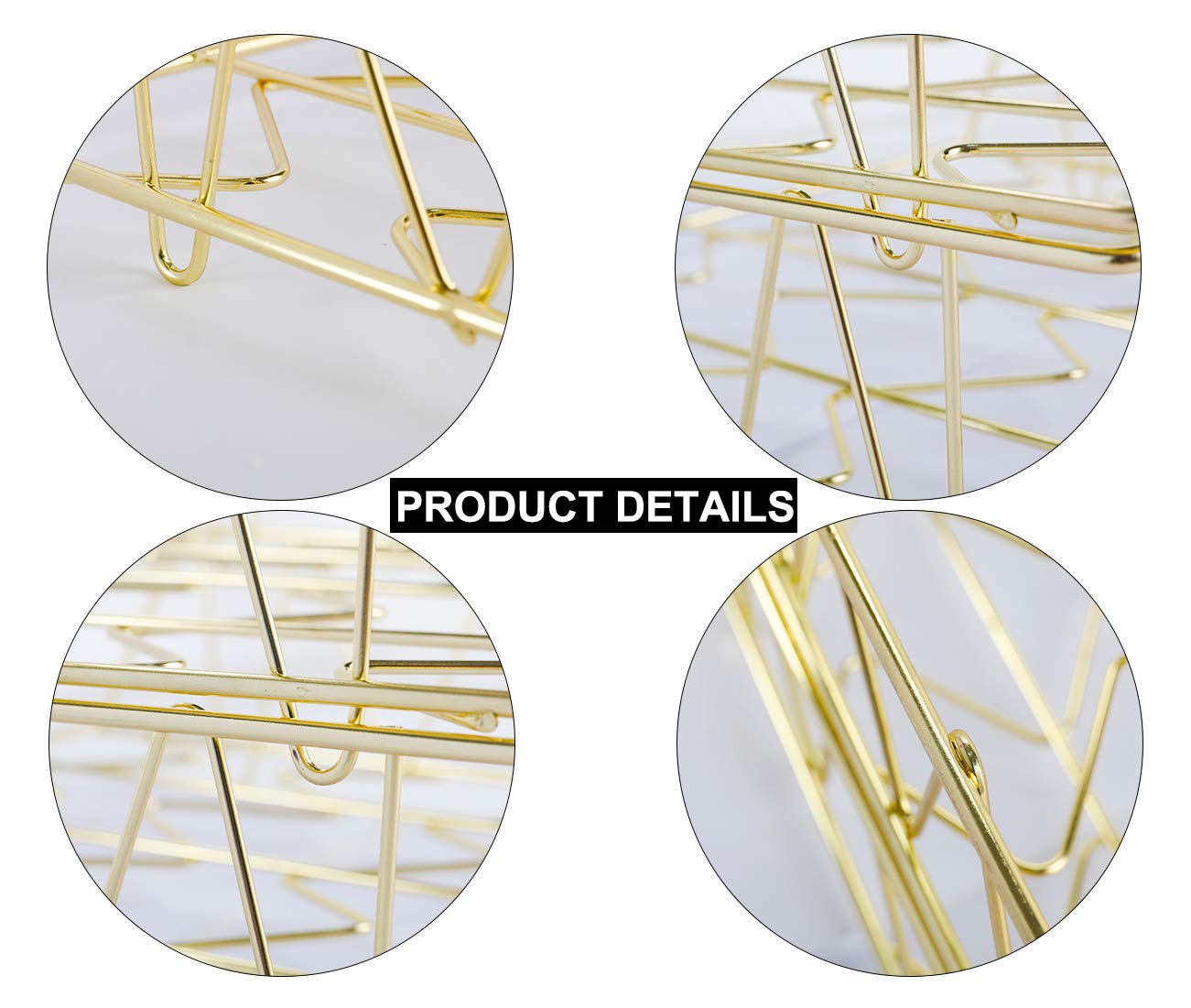 Snapklik.com : PAG Desktop File Organizer Metal Stackable Letter Tray ...