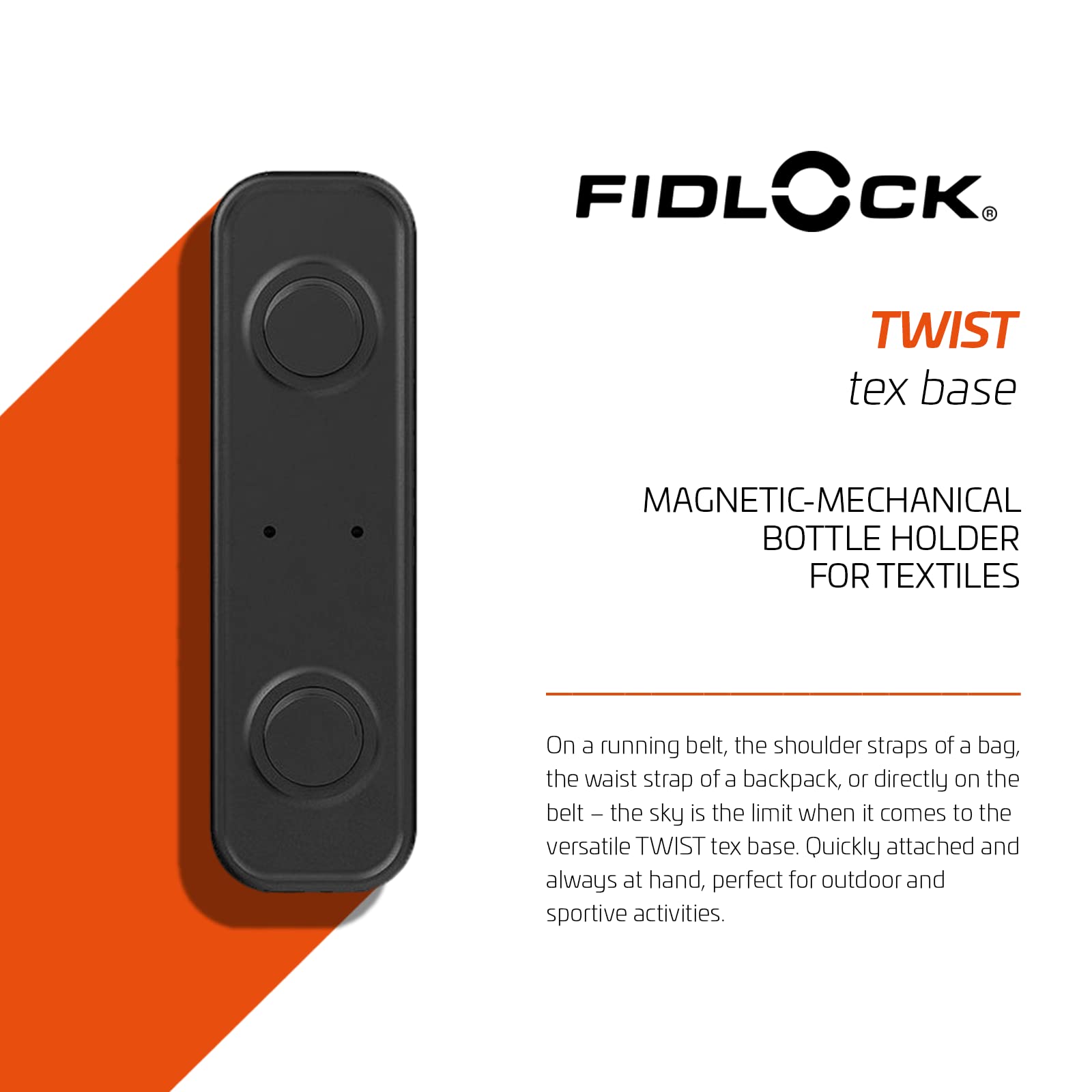 Snapklik.com : Fidlock TWIST Tex Base - Extra Water Bottle Holder For ...