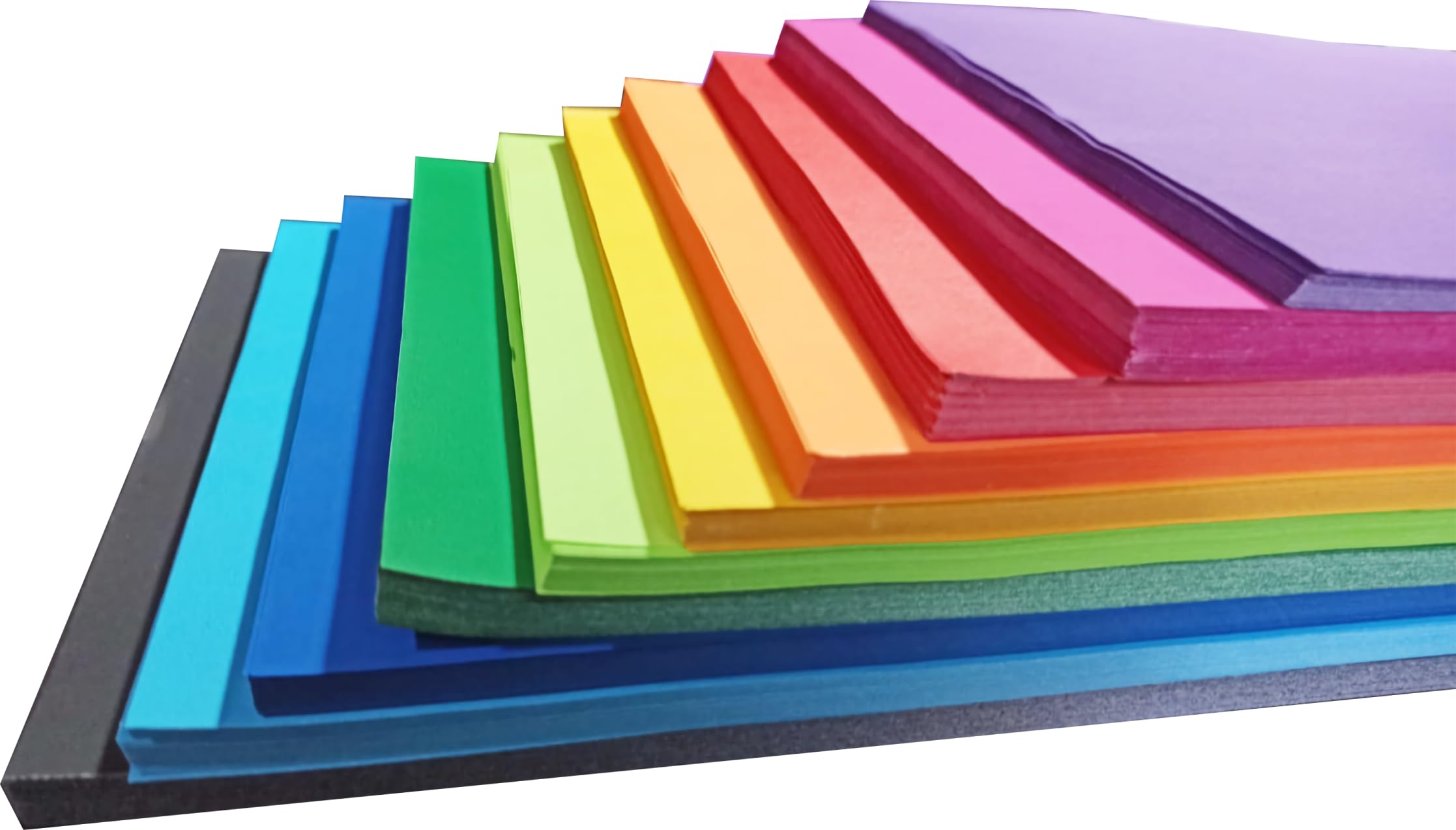 Kreative Arts Hojas de Colores Fuertes Paquete con 100pz Surtidos ...