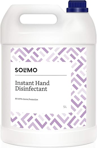 Amazon Brand - Solimo Instant Hand Disinfectant/Sanitizer Gel (70% ...