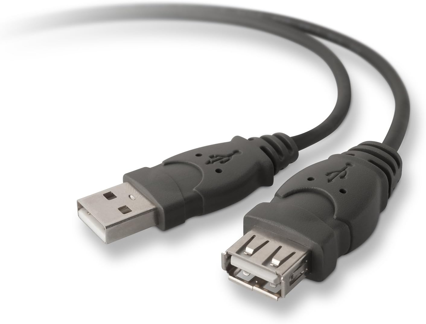 Amazon.com: USBGear Clear USB 2.0 Hi-Speed A to A Extension Cable 24 ...