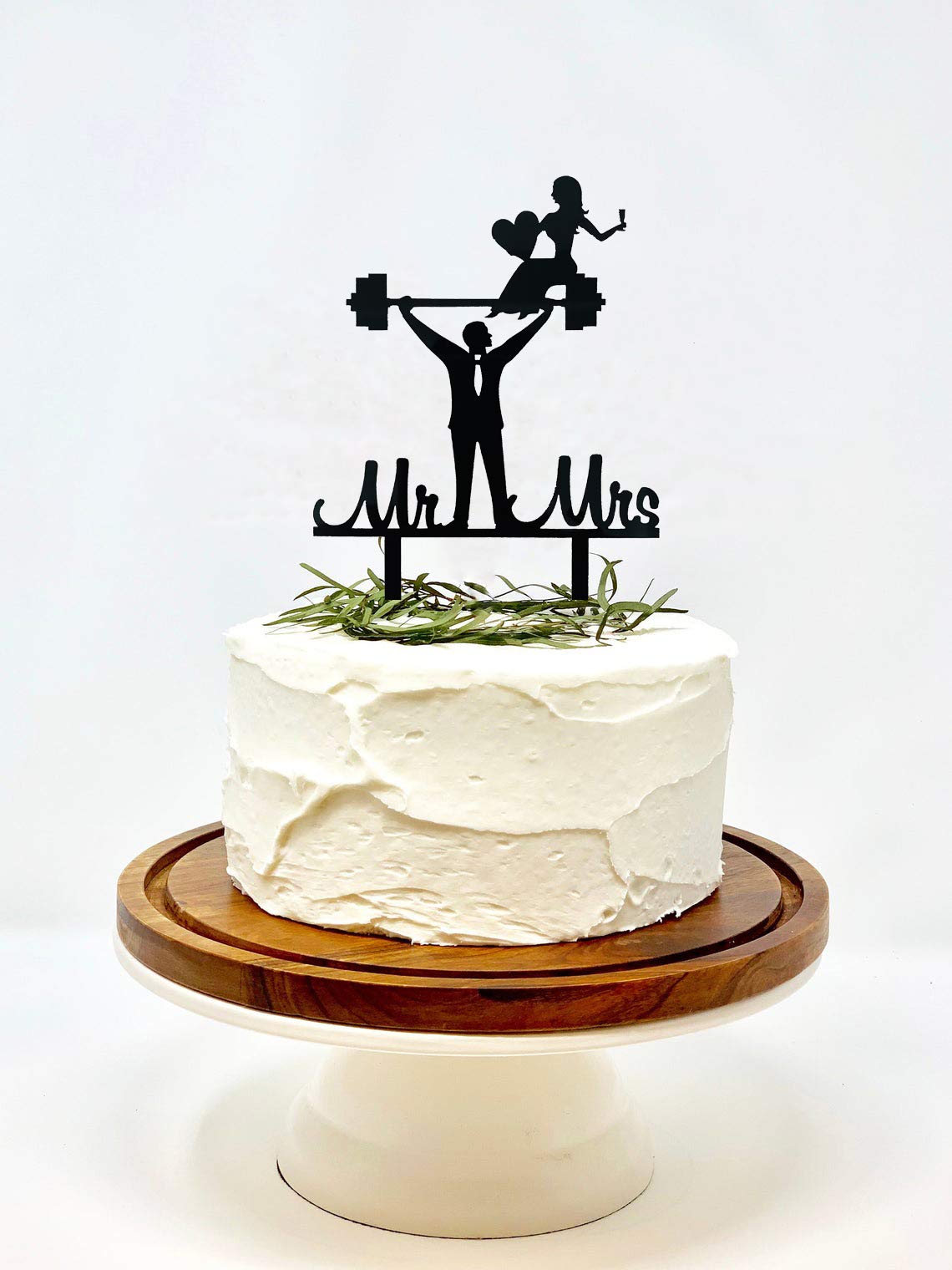 Lifting Weights Wedding Topper
