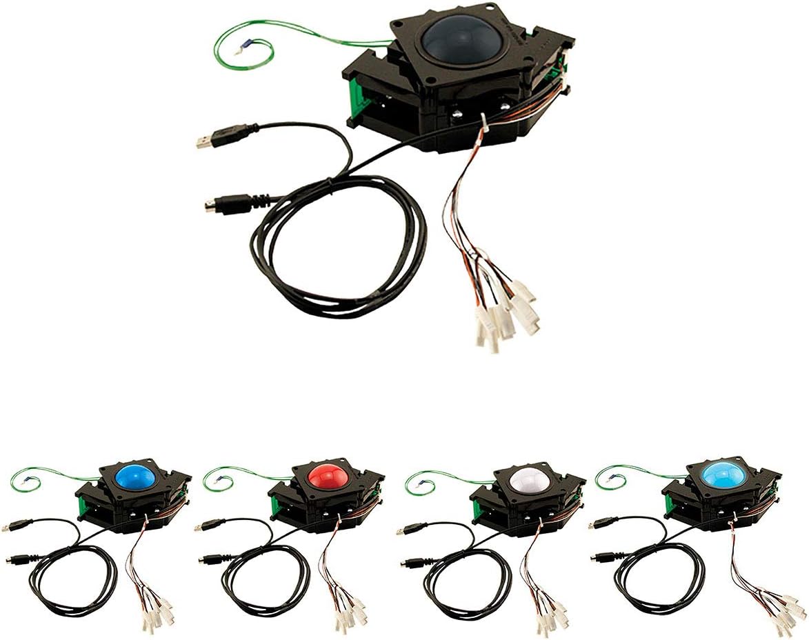 Amazon.com: tsticks GRS LED Trackball with Spinner for Arcade : Electronics