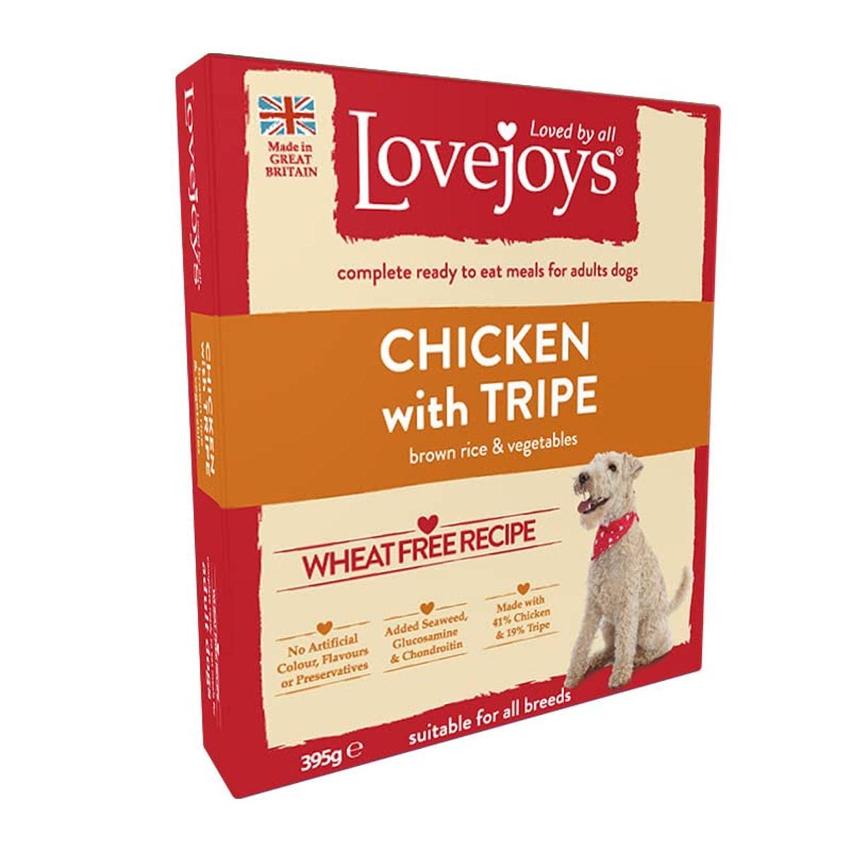 Lovejoys Chicken & Tripe with Rice & Vegetables 10x395gm : Amazon.co.uk ...