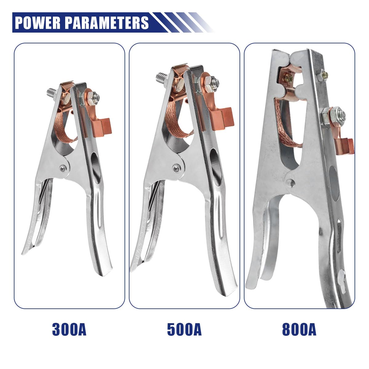 Snapklik.com : 2PCS 800A Welding Ground Clamp, Manual Welder Electrode ...