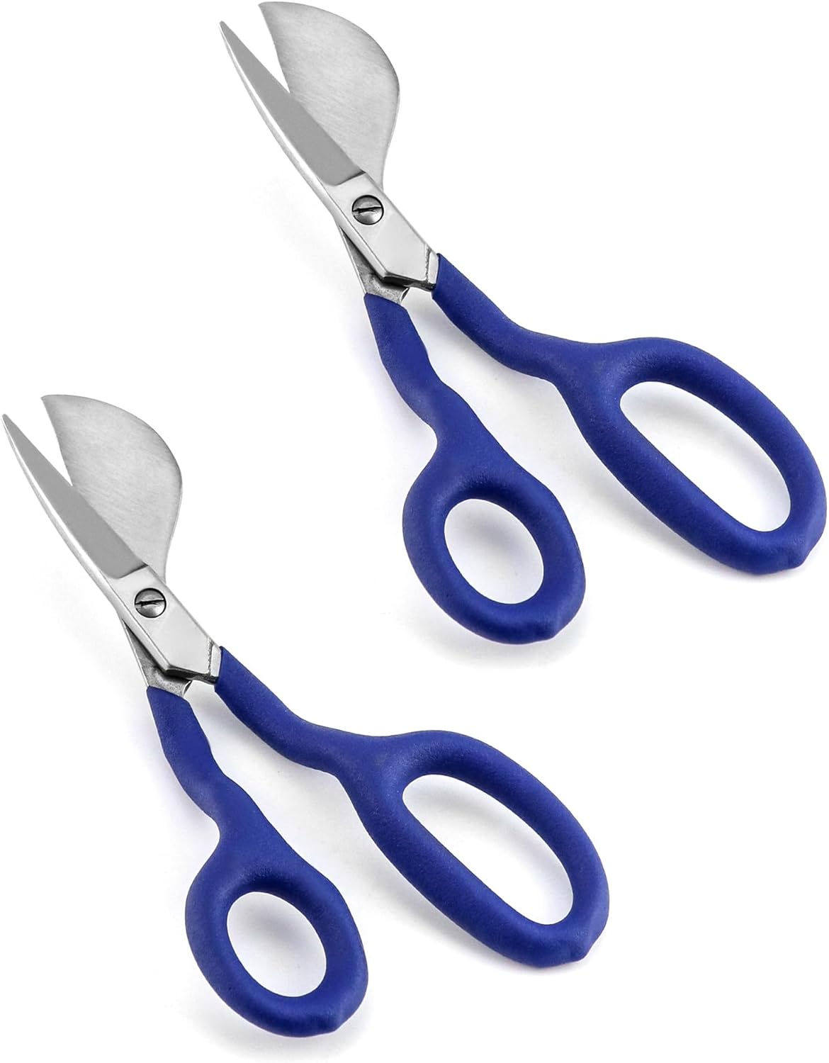 Amazon.com: QWORK Duckbill Shears, 7 in Duckbill Applique Scissors, for ...