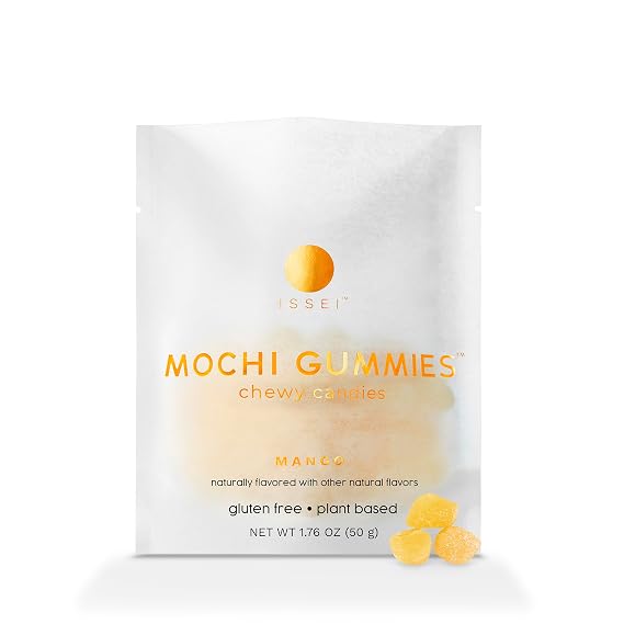 Amazon.com : ISSEI Mango Mochi Gummies Chewy Candy | Soft & Chewy ...