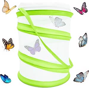 Butterfly Habitat Cage, Butterfly Enclosure, Collapsible Bug Catcher ...
