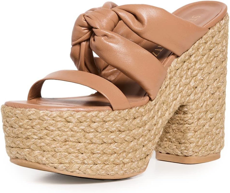Amazon.com | Stuart Weitzman Women's 145mm Playa So High Knot Platform ...
