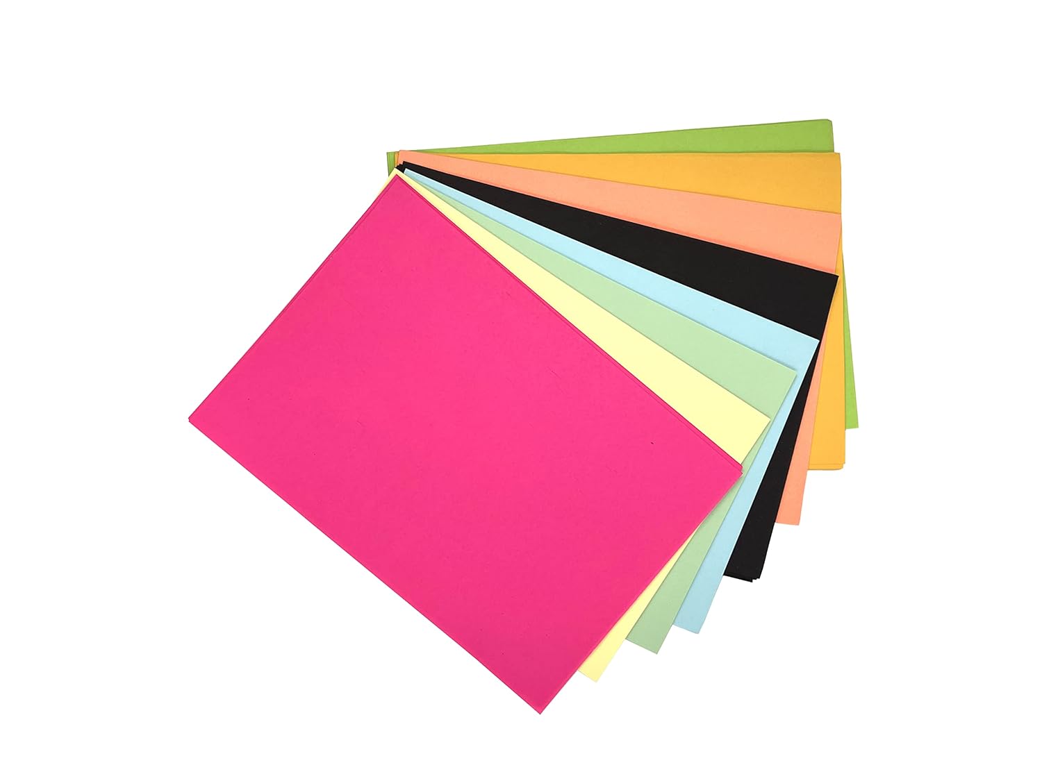 TEQNZ A4 Color Paper Premium Neon Colours Pack of 100 Sheets 80 GSM (10 ...