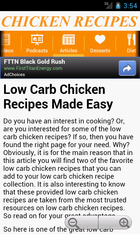 Chicken Recipes - App on the Amazon Appstore