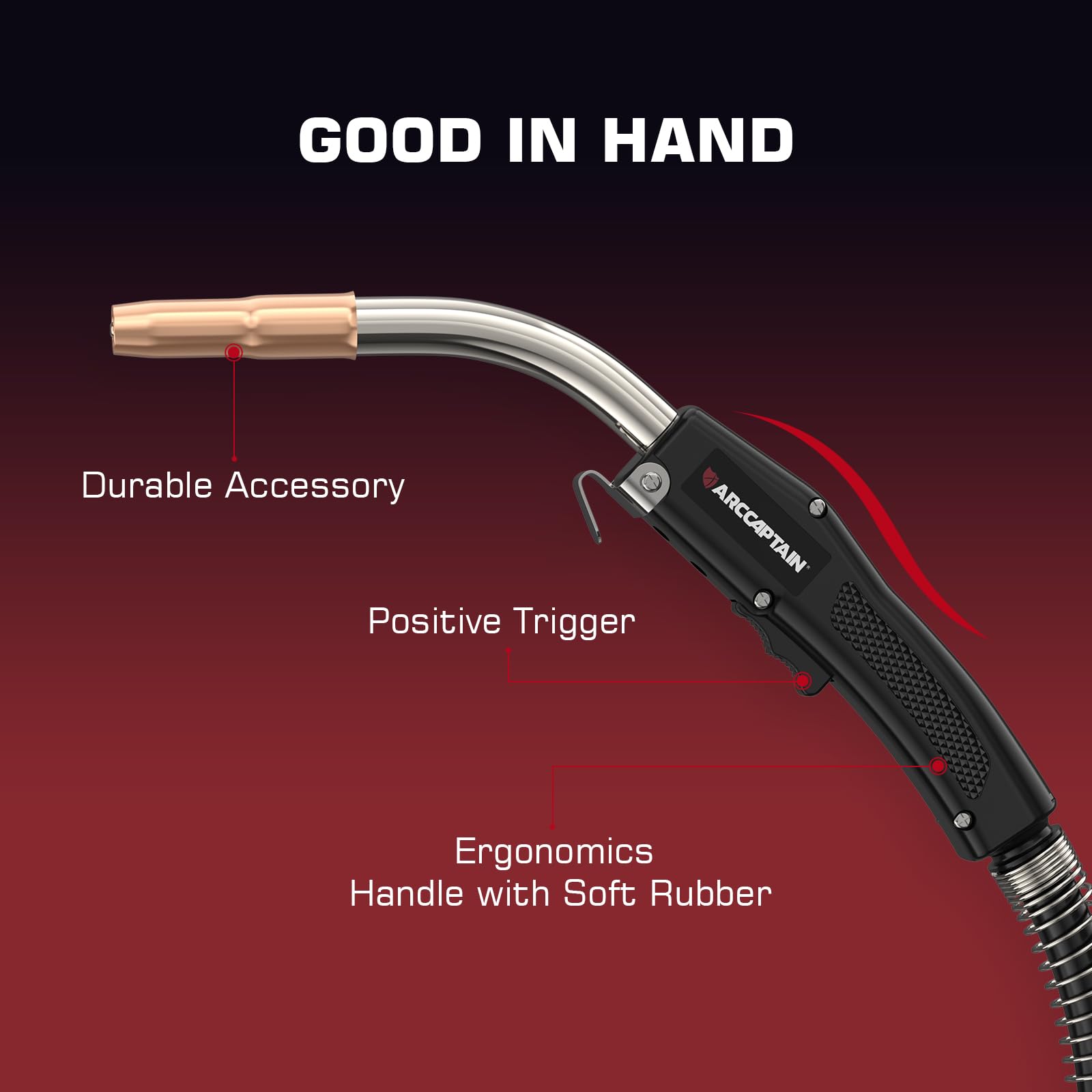 Snapklik.com : 10ft 250A MIG Welding Gun Euro Connection Replacement ...