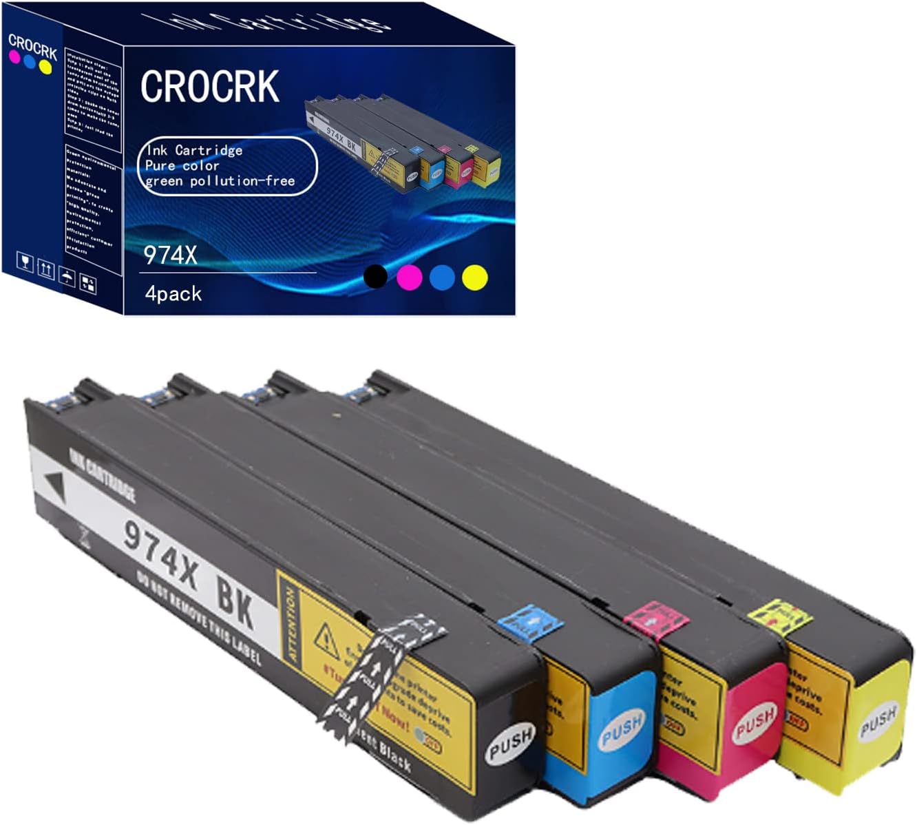 Amazon.com: 974X Ink Cartridge for HP PAGEWIDE X352DW X377DW X452DW ...