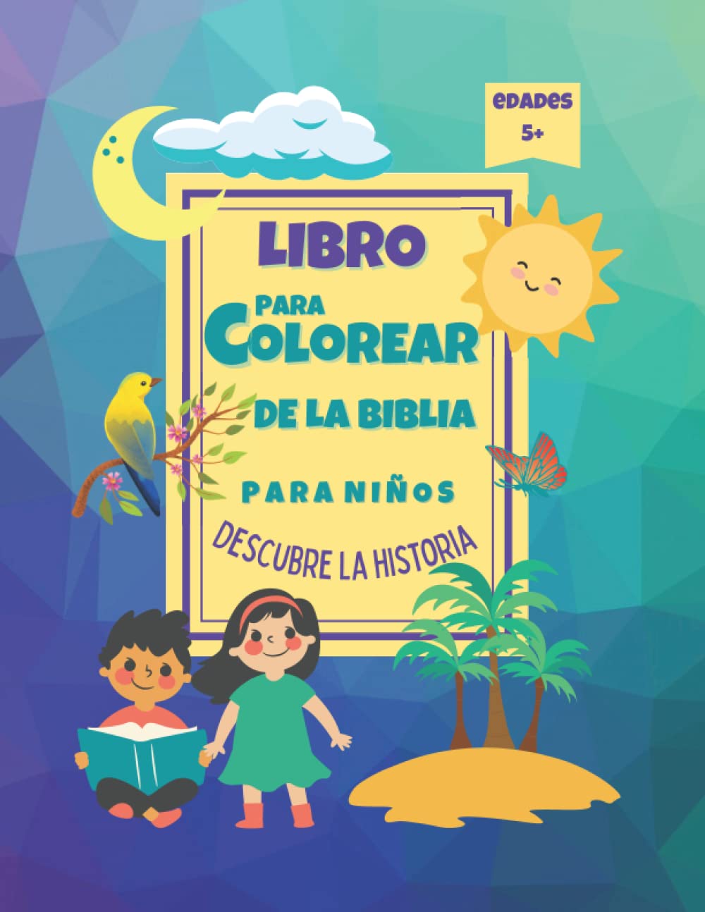 Buy Libro para colorear de la Biblia para niños| Descubre la historia ...
