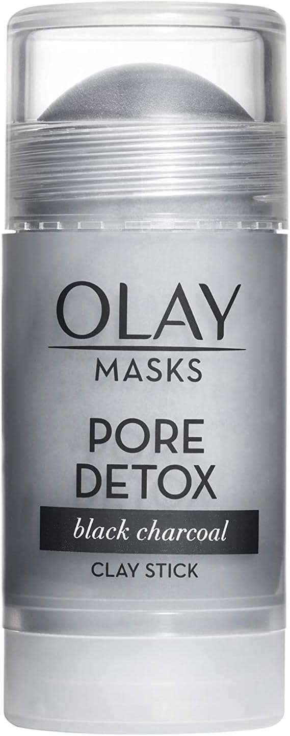 Amazon.com: Face Mask by Olay, Clay Charcoal Facial Mask Stick, Pore ...