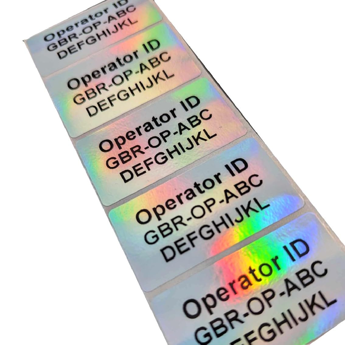 Waterproof Drone or Model Aircraft Operator ID Stickers Black on ...