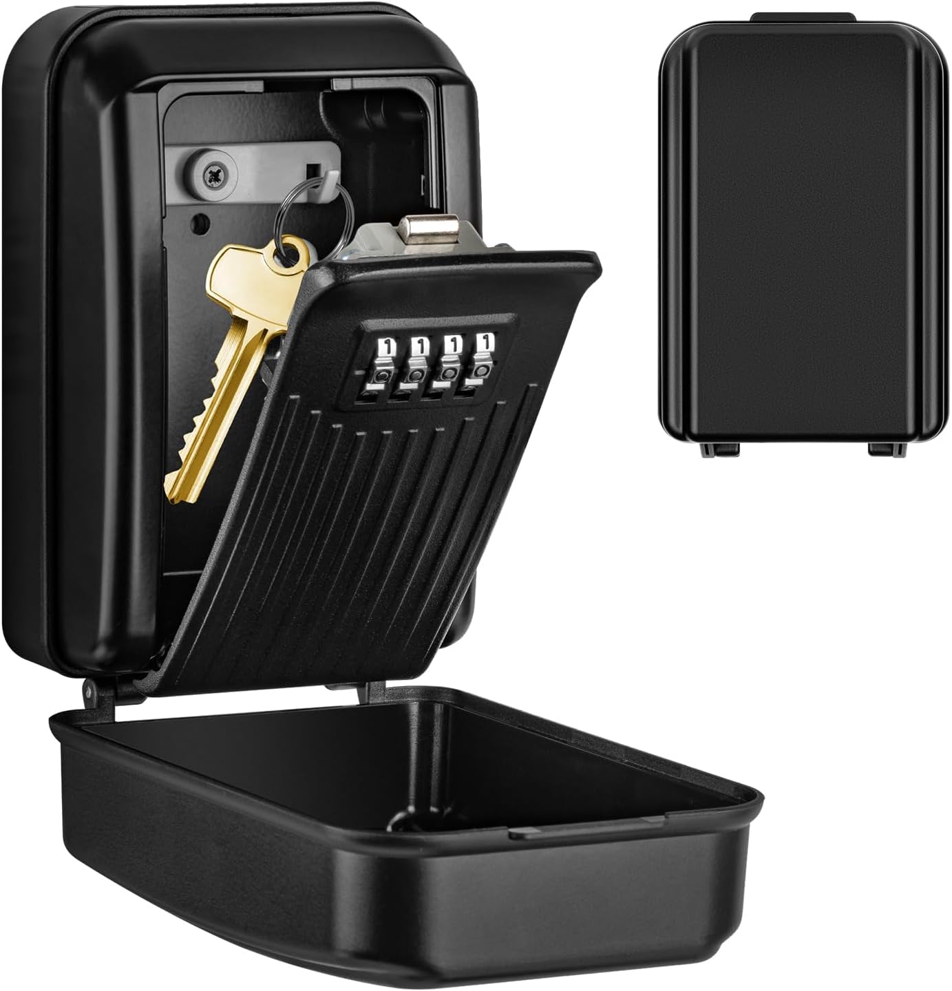VOBUKE Schlüsseltresor mit Zahlencode Aussen, Groß Schlüsselkasten 4 ...